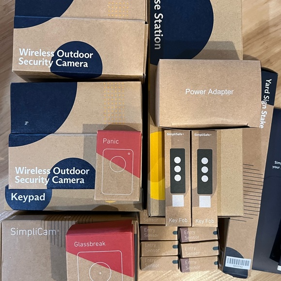 SimpliSafe | Other | Simplisafe Home Security Kit With Sign And ...